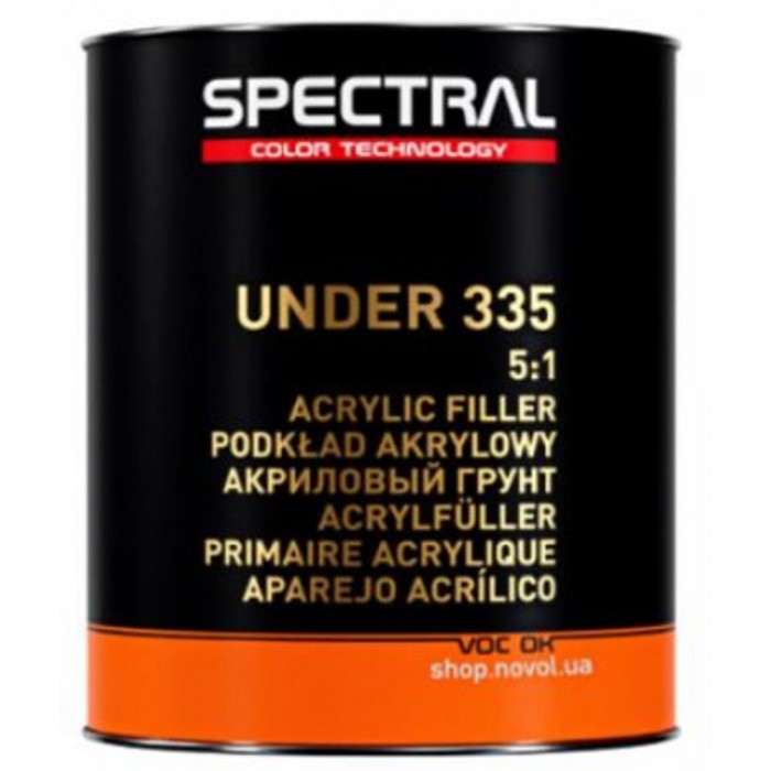 Novol SPECTRAL Грунт акриловый UNDER 335 MIX P3 серый 3,5+отв.Н6525 0 ...